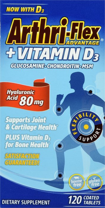 Case of 12-21st Century Arthri-Flex Advantage + Vitamin D3 Coated ...