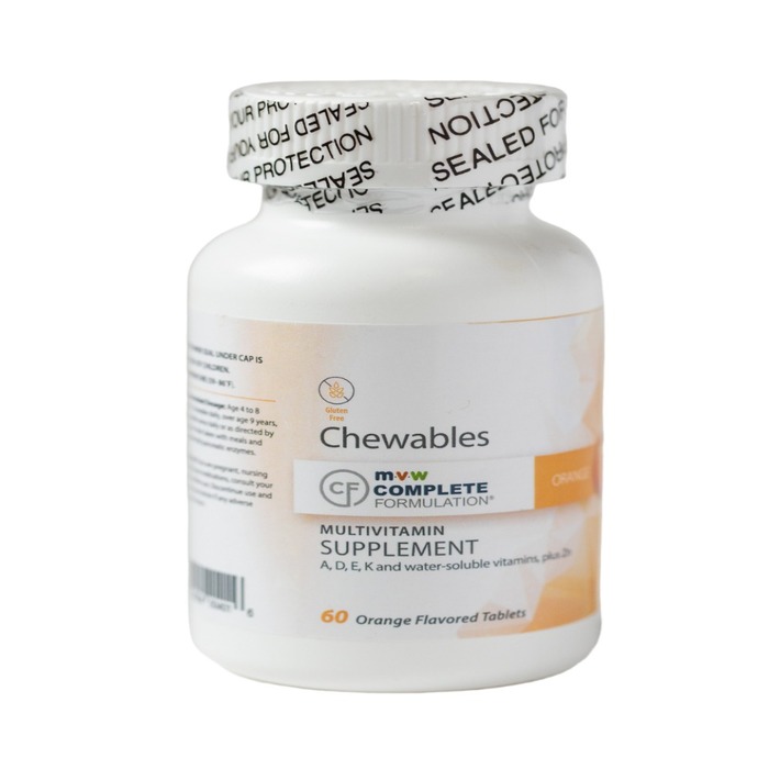 Case of 12-Multivit Complete Formula Chewable Tab 60 Count Mvw By Pari ...