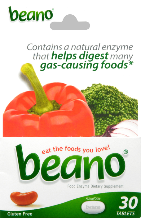 Case of 24-Beano Food Enzyme Tablets Extra Strength 30 Each by Medtech USA