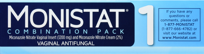 Monistat 1 Miconazole Combo Ovule/Cream 0.32 Oz by Medtech
