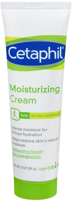 Cetaphil Moisturizing Body Cream 3Oz. By Galderma Labs