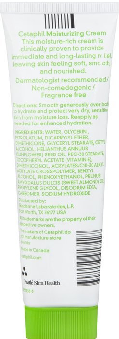 Cetaphil Moisturizing Body Cream 12x3Oz. By Galderma Labs One Case