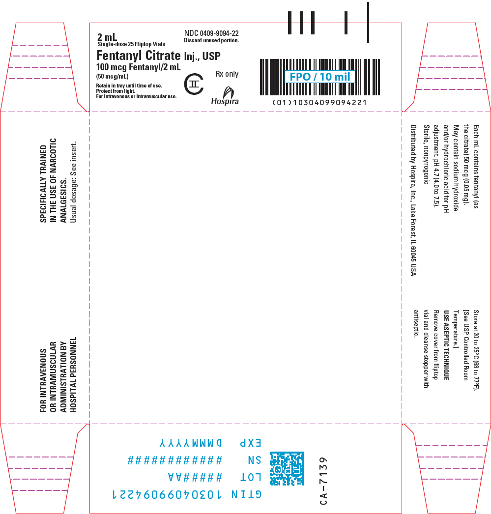 DEA- Cl2-Fentanyl PF 0.05MG/ML 25X2 ML FTV by Pfizer Pharma