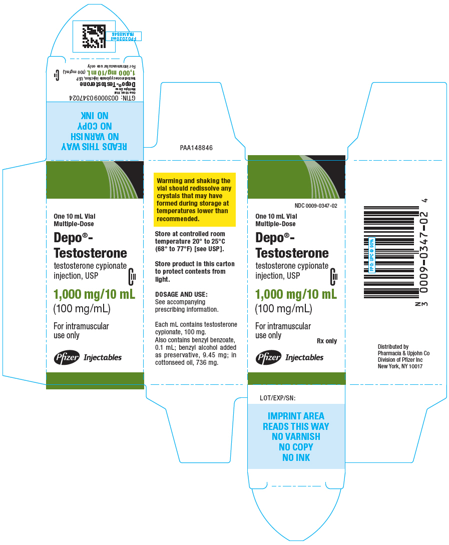 DEA- Cl3-Depo Testosterone 200MG 1 ML Vial by Pfizer Pharma