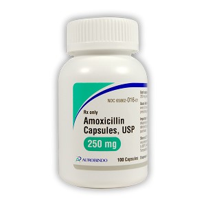Rx Item-Amoxicillin Trihydrate 250Mg 100 Cap By Aurobindo Pharma USA ...
