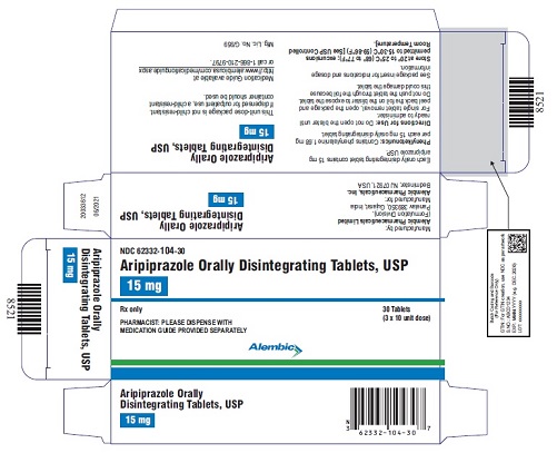 Rx Item-Aripiprazole 15MG OD 30 Tab by Alembic Pharma USA Ge Rx Item-Aripiprazole 15MG OD 30 Tab by Alembic Pharma USA Ge