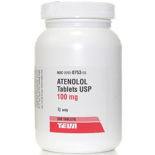 Rx Item-Atenolol 100Mg 500 Tab By Teva Pharma USA Gen Tenormin