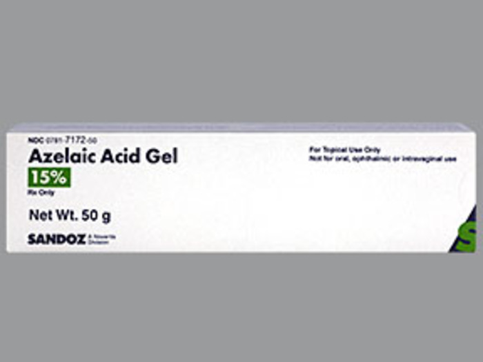 Rx Item-Azelaic Acid 15% 50 GM Gel by Sandoz Pharma USA Gen Finacea