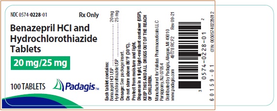 Rx Item-Benazepril-Hctz 20-25 MG 100 Tab by Padagis Perrigo Gen ...