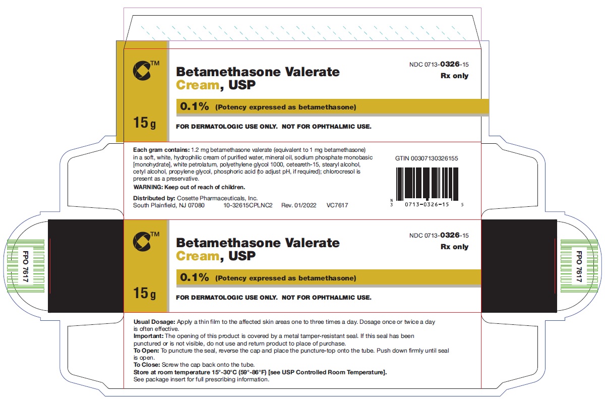 Rx Item-Betamethasone Valerate 0.1% 45 GM Cream by Cosette Gen Valisone