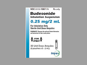 Rx Item-Budesonide 0.25Mg/2Ml 6X5X2 Ml Ampoule By Amneal Pulmicort