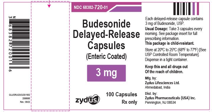Rx Item-Budesonide 3MG EC 100 Cap by Zydus Pharma USA