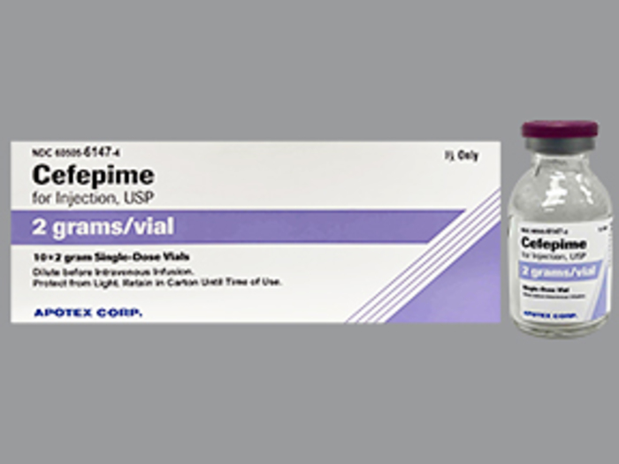 Rx Item-Cefepime 2GM One Single Dose Vial by Apotex Pharma USA Gen Maxipime