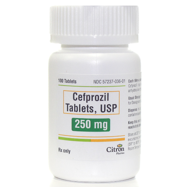 Rx Item-Cefprozil 250MG 100 TAB Gen Cefzil by Rising Pharma USA Somerset
