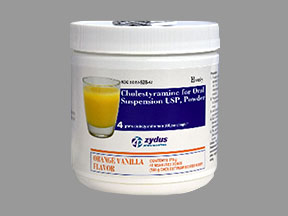Rx Item-Cholestyramine 378 GM Powder by Zydus Pharma USA Gen Questran