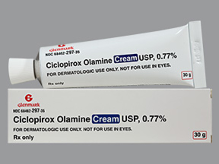 Rx Item-Ciclopirox 0 77% 30 GM Cream by Glenmark Pharma USA Gen Loprox
