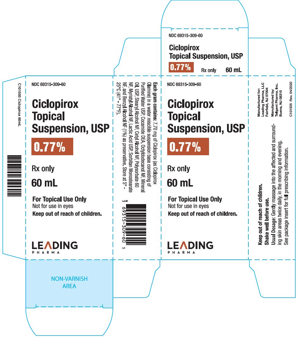 Rx Item-Ciclopirox 0.77% 60 ML Sol by Leading Pharma USA Gen Loprox