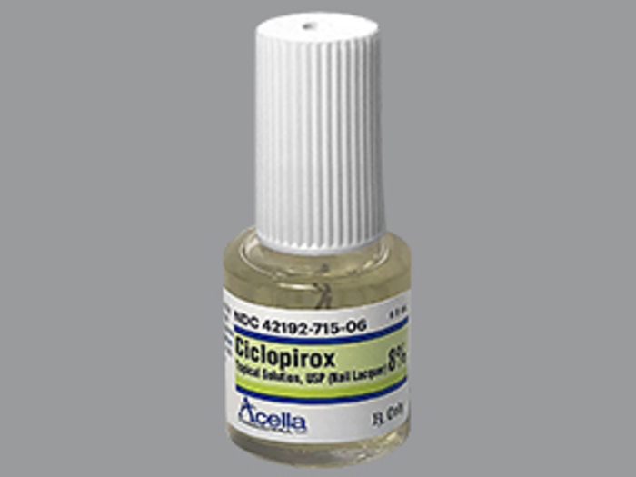 Rx Item-Ciclopirox 8% 6 6 ML Sol by Acella Pharma USA Gen Penlac