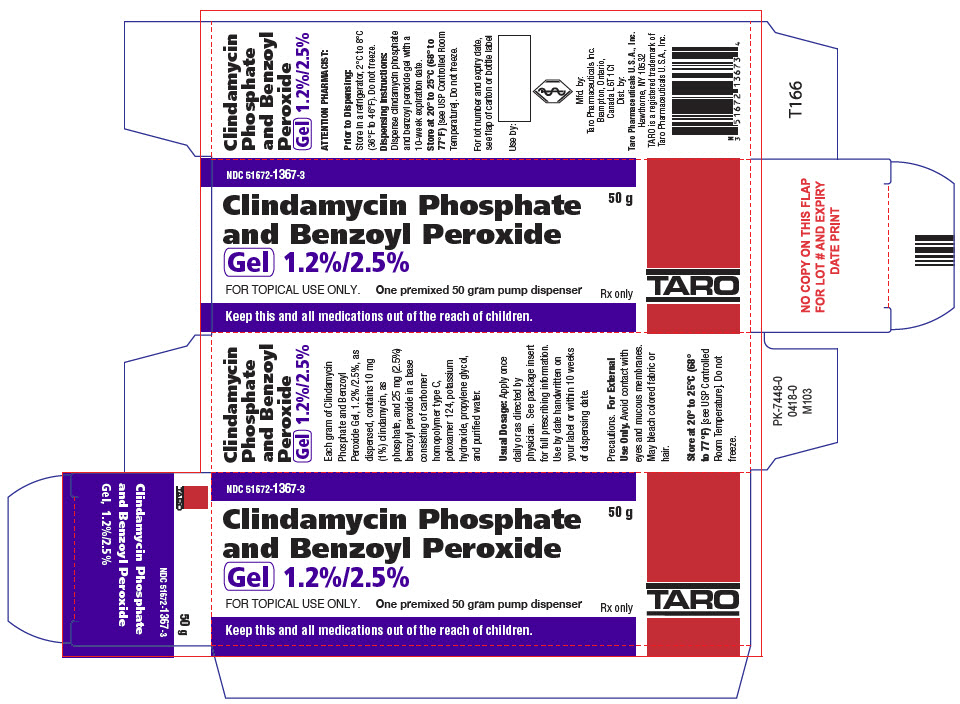 Rx Item-Clindamycin-Benzoyl Peroxide 1.2-2.5% 50gm Gel by Taro Gen Acanya