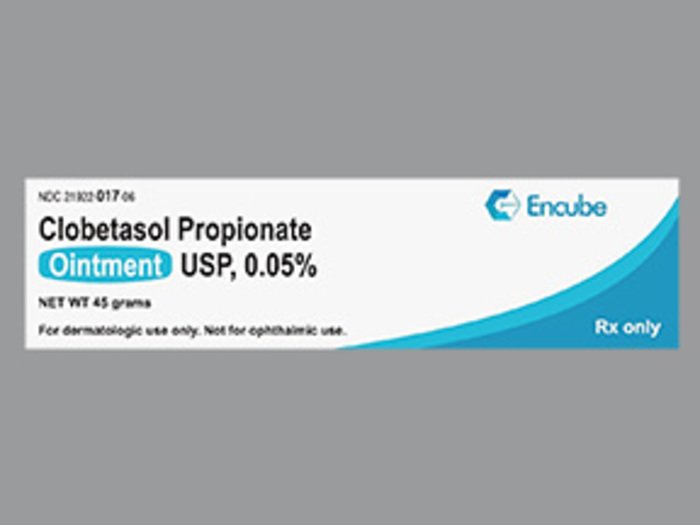 Rx Item-Clobetasol Propionate 0.05% 45 GM Oin by Entcube Gen Temovate ...