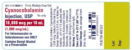 Rx Item-Cyanocobalamin 1000mcg 10X10 ML Multi Dose Vial by Hikma Pharma