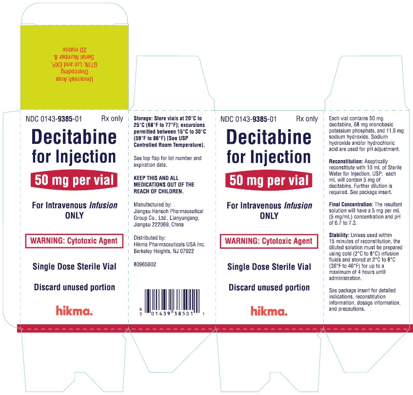 Rx Item-Decitabine 50MG Single Dose Vial by Hikma Injection USA