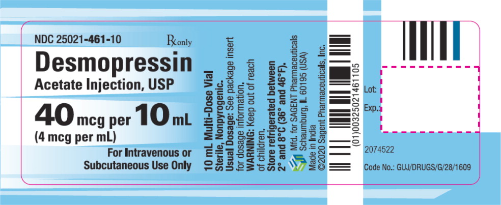 Rx Item-Desmopressin 40MCG 10 ML Multi Dose Vial -KEEP REFRIG- by ...