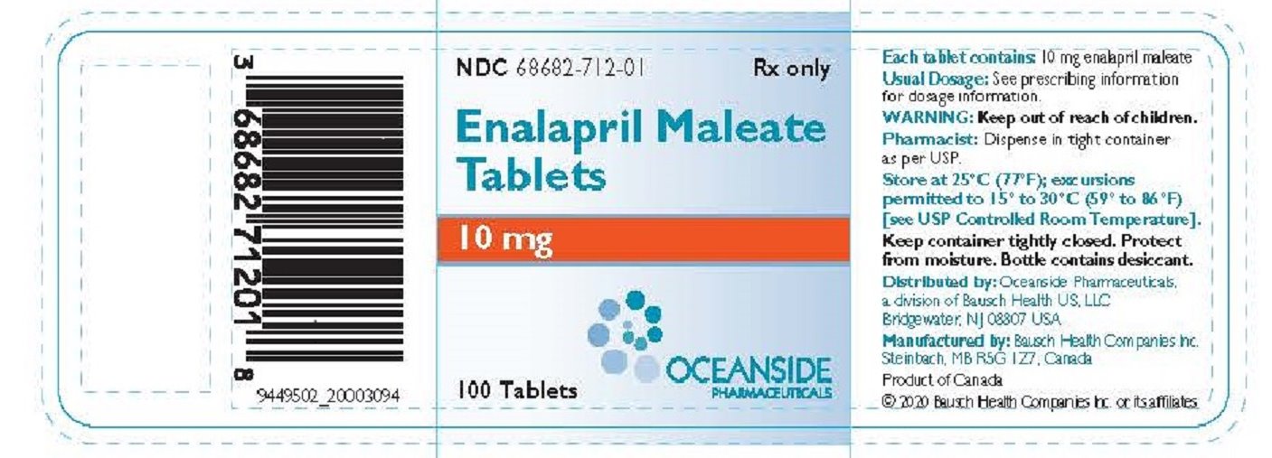 Rx Item-Enalapril 10MG 100 Tab by Valeant Pharma USA Gen Vasotec