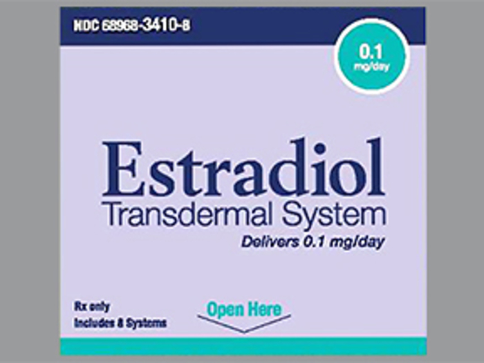 Rx Item-Estradiol 0.1MG-24H 8 Patch by Noven Therapeutics USA Pharma USA