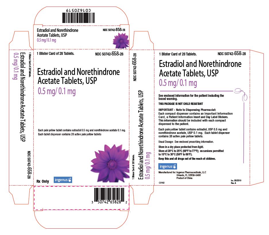 Rx Item-Estradiol-Norethindrone 0.5-0.1 MG 28 Tab by Ingenus Gen ACTIVELLA