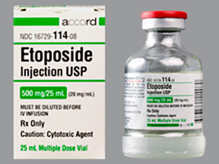 Rx Item-Etoposide 500MG 25 ML Multi Dose Vial by Accord Gen VePesid