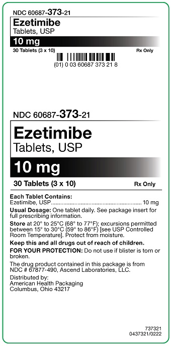 Rx Item-Ezetimibe AHP 10MG 30 Tab by AHP USA GEN ZETIA Gen for Zetia