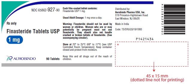 Rx Item-Finasteride 1MG 90 Tab by Aurobindo Pharma USA Gen Propecia
