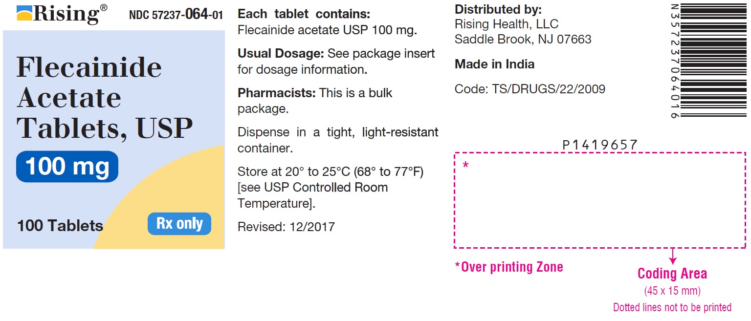 Rx Item-Flecainide Acetate 100MG 100 Tab by Rising Pharma USA Gen Tambocor