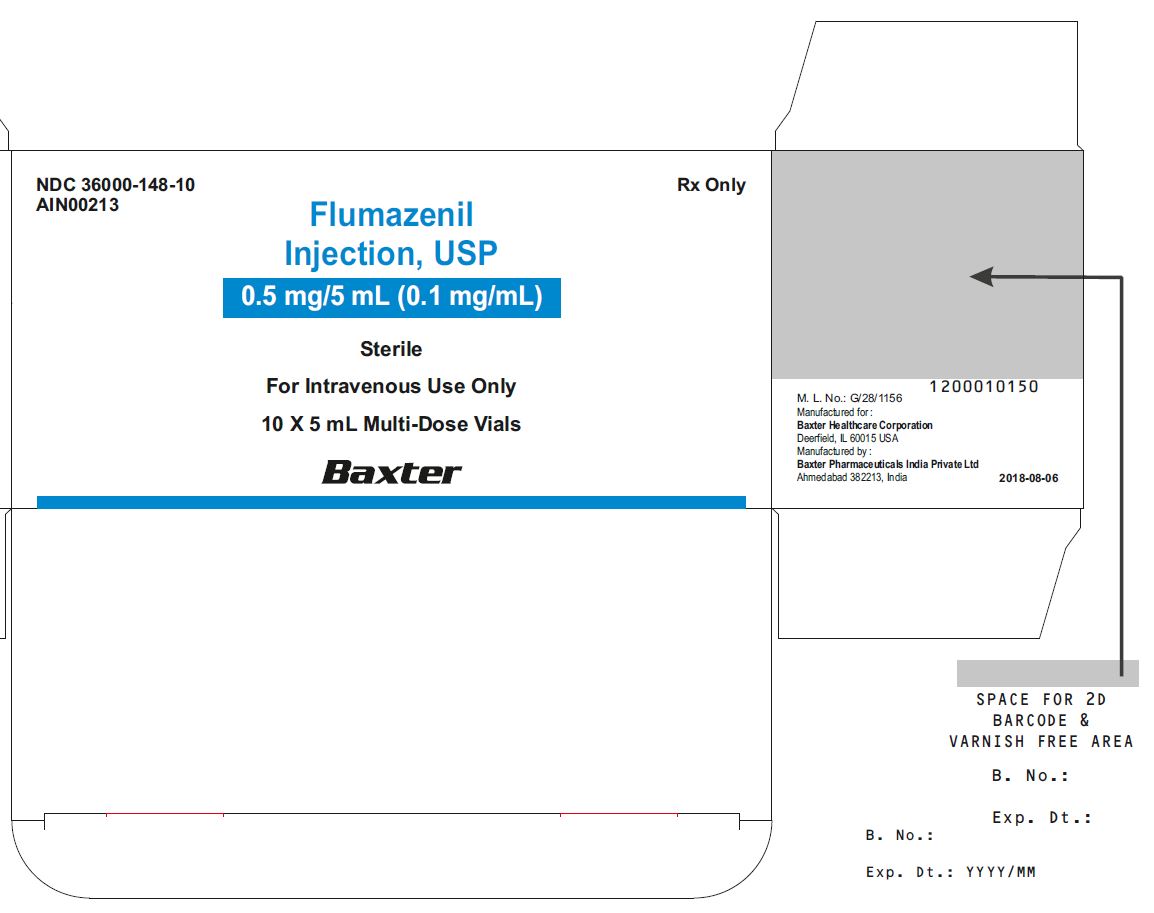 Rx Item-Flumazenil 0 5MG 10X5 ML Multi Dose Vial by Baxter-Claris ...