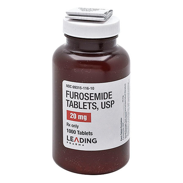 Rx Item-Furosemide 20MG 1000 Tab by Leading Pharma USA