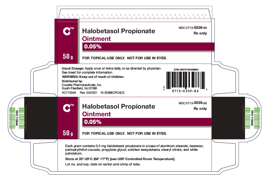 Rx Item-Halobetasol 0.05% 50 GM Ointment by Cosette Pharma USA Gen ...