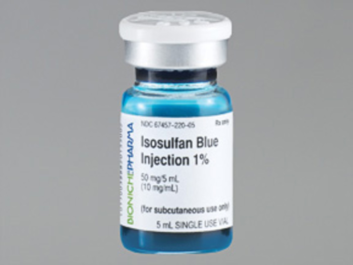 Rx Item-Isosulfan 1% 6X5 ML Vial by Mylan Institutional Pharma USA