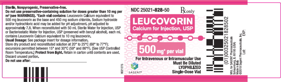 Rx Item-Leucovorin 500MG 50 ML Single Dose Vial by Sagent Pharma USA