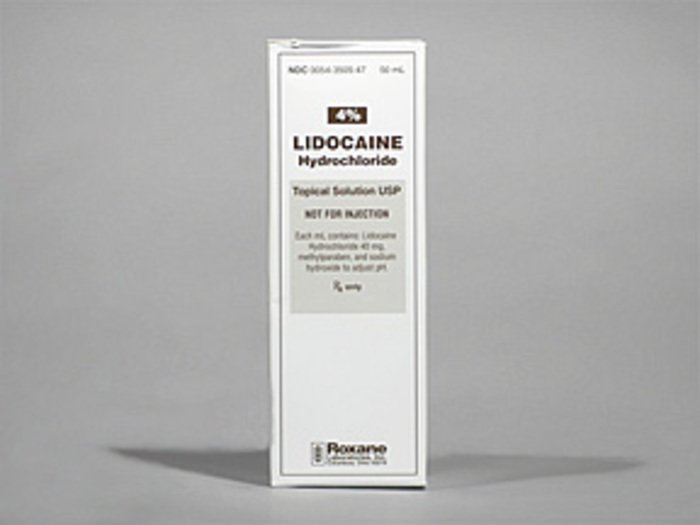 Rx Item-Lidocaine HCL Topical 4% 50 ML Sol by Hikma Pharma USA