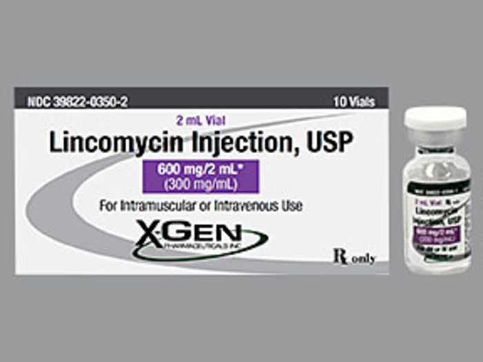 Rx Item-Lincomycin 600 Mg Vl 10X2 Ml X-Gen Pharma Gen Lincocin