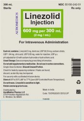 Rx Item-Linezolid 600MG 10X300 ML Injection by Auromedics Gen Zyvox