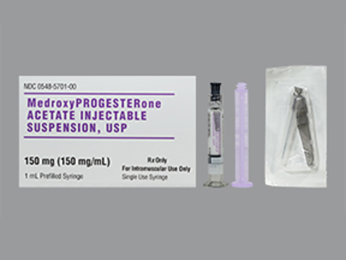 Rx Item-Medroxyproges 150MG 1 ML PFS by Amphastar Pharma USA Gen Depo ...