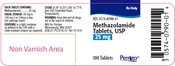 Rx Item-Methazolamide 25Mg Tab 100 By Perrigo Pharma