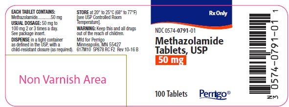 Rx Item-Methazolamide 50Mg Tab 100 By Perrigo Pharma Gen Neptazane