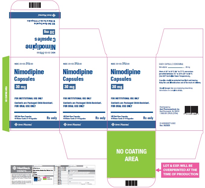 Rx Item-Nimodipine 30MG 100 Cap by Heritage Pharma USA Gen Nimotop