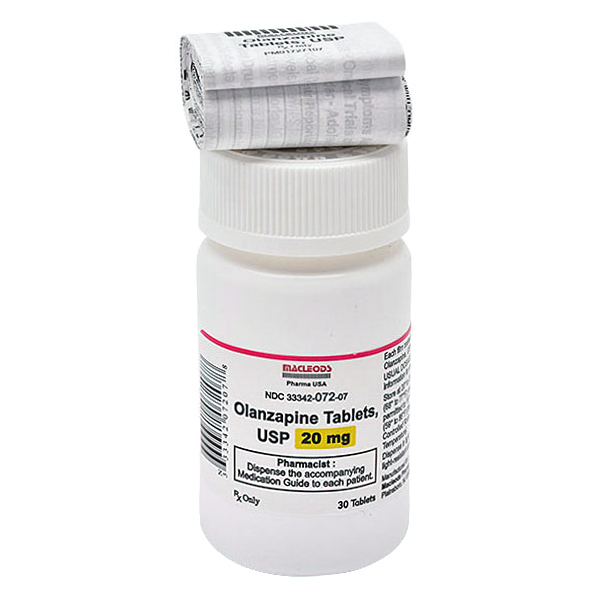 Rx Item-Olanzapine 20MG 30 TAB-Cool Store- by Macleods Gen Zyprexa