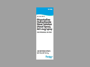 Rx Item-Olopatadine 665MCG 30.5 GM SPYby Perrigo Pharma Gen Patanase