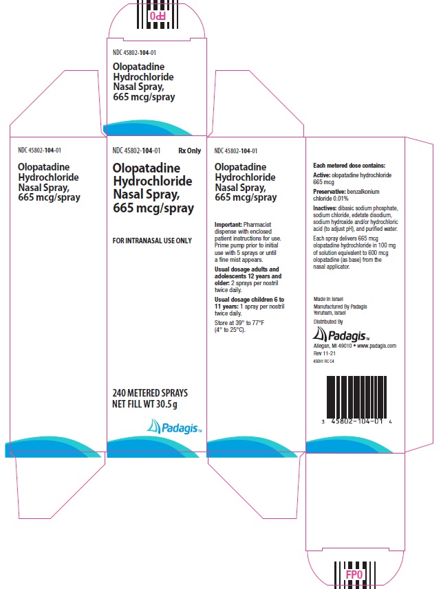 Rx Item-Olopatadine 665MCG 30.5 GM SPYby Perrigo Pharma Gen Patanase