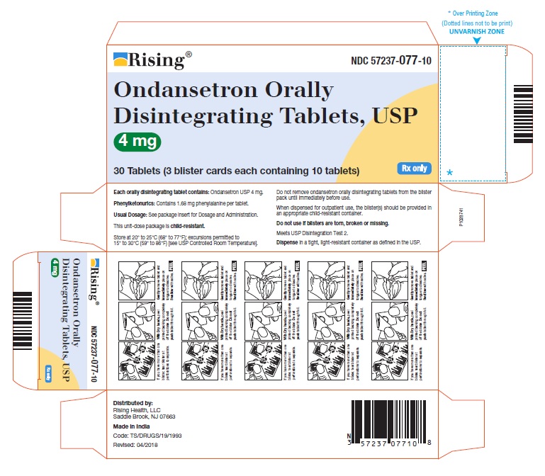 Rx Item-Ondansetron 4MG ODT 30 10X3 UD Tab by Rising Somerset Gen Someret